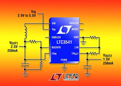 Linear发布集成同步降压型稳压器和VLDO的DC/DC转换器-电子工程专辑